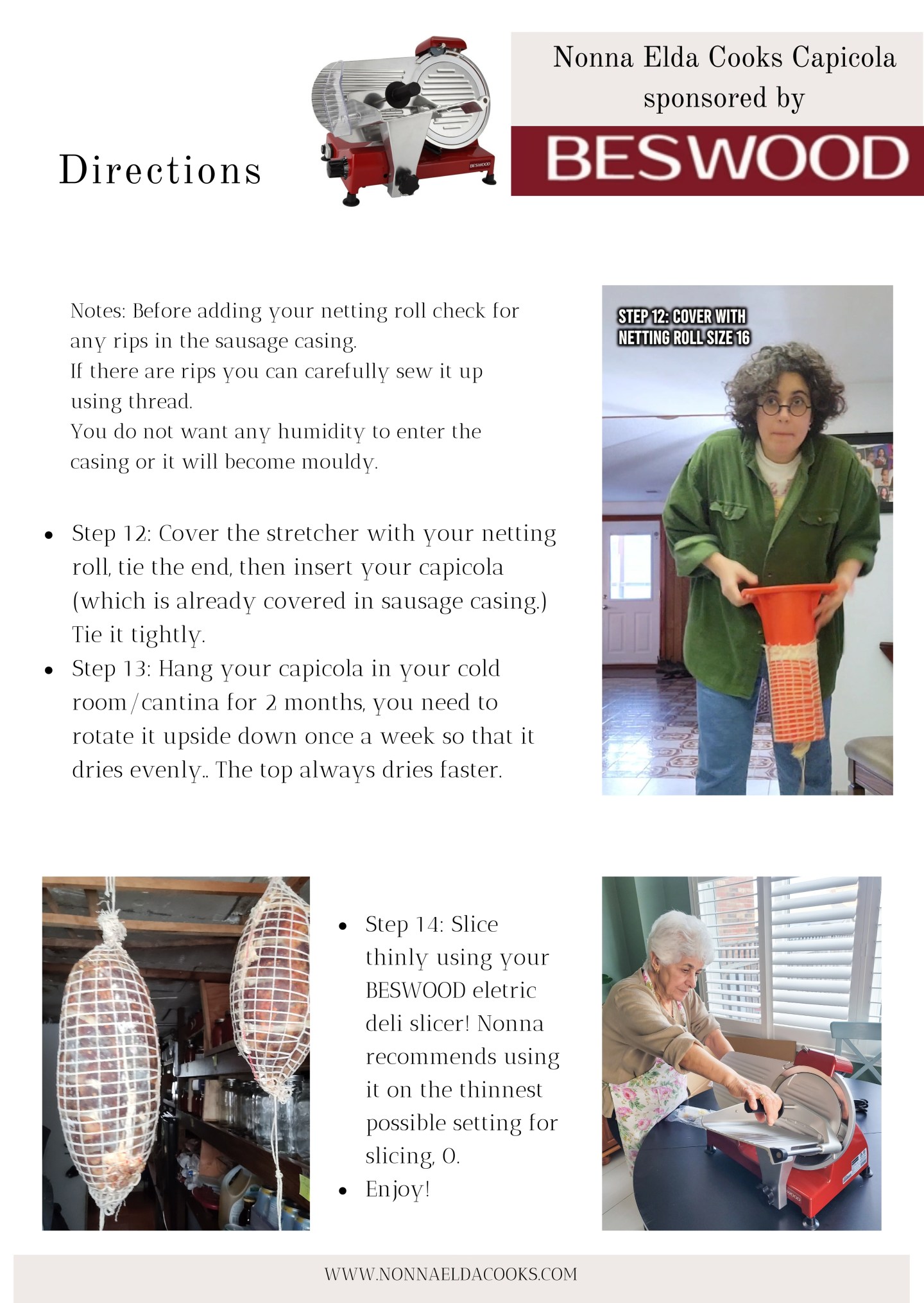 Nonna Elda’s Step-by-Step Guide for how to cure your own Capicola ...